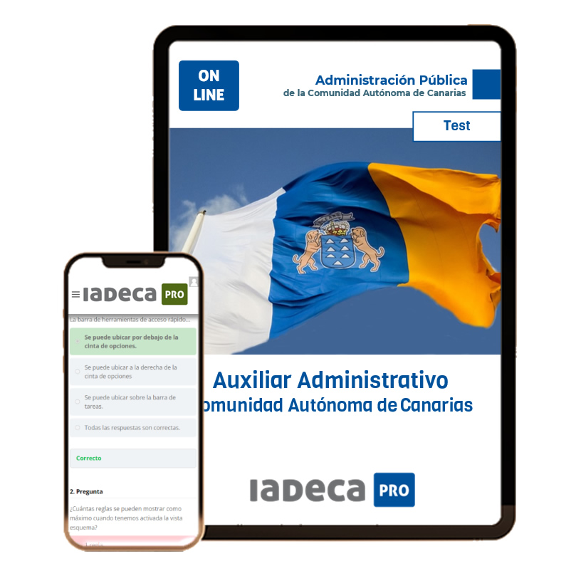 Auxiliar Administrativo del Gobierno de Canarias · IADECA OPOSICIONES.COM